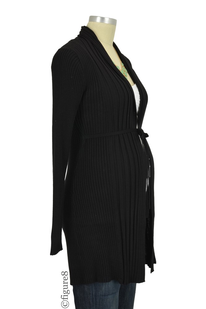Annie Knitted Maternity Cardigan in Black by Noppies