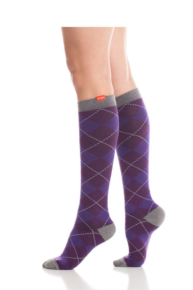 Vim & Vigr 20-30 mmHg Women's Stylish Compression Socks - Cotton in ...