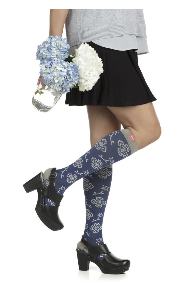 Vim & Vigr 20-30 mmHg Women's Stylish Compression Socks - Cotton in ...
