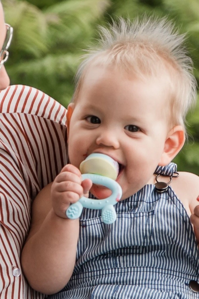 Haakaa Fresh Food Feeder and Teether 1 pk in Blue